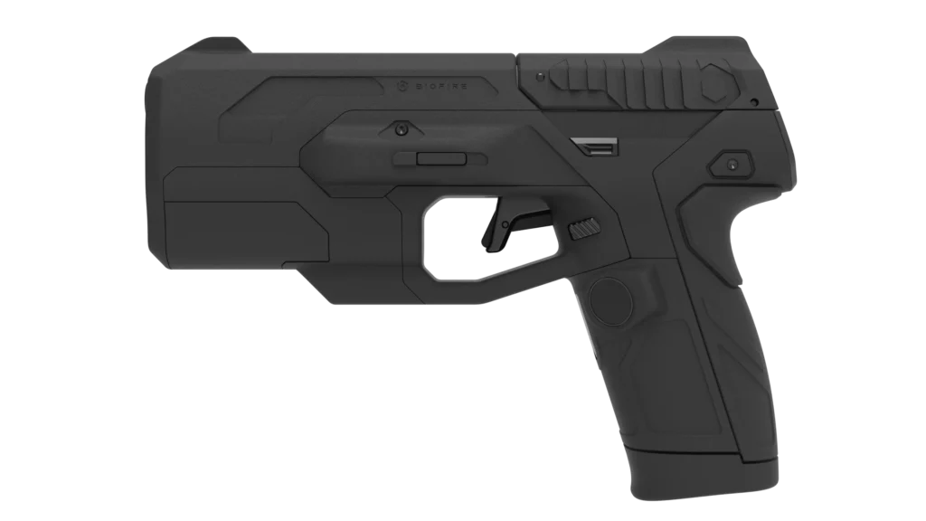 Smart gun using facial recognition and fingerprint available for pre ...